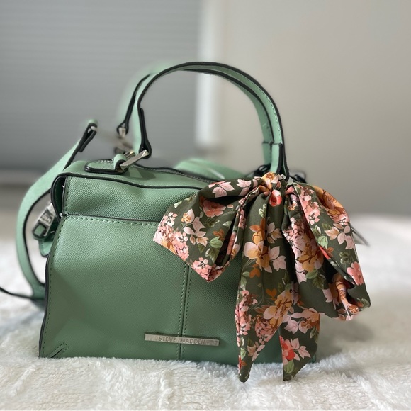 Steve Madden | Bags | Steve Madden Basil Green Crossbody Handbag With ...